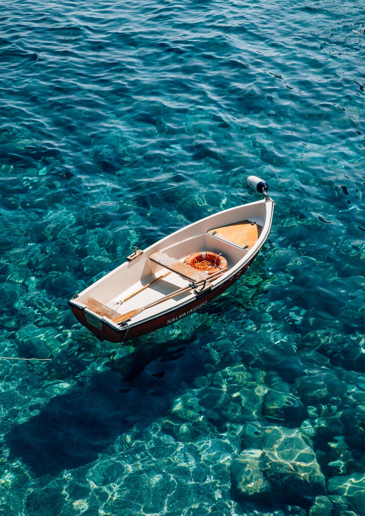 Capri Boat, Italy: Coastal Wall Art Print – One World Just Go Prints